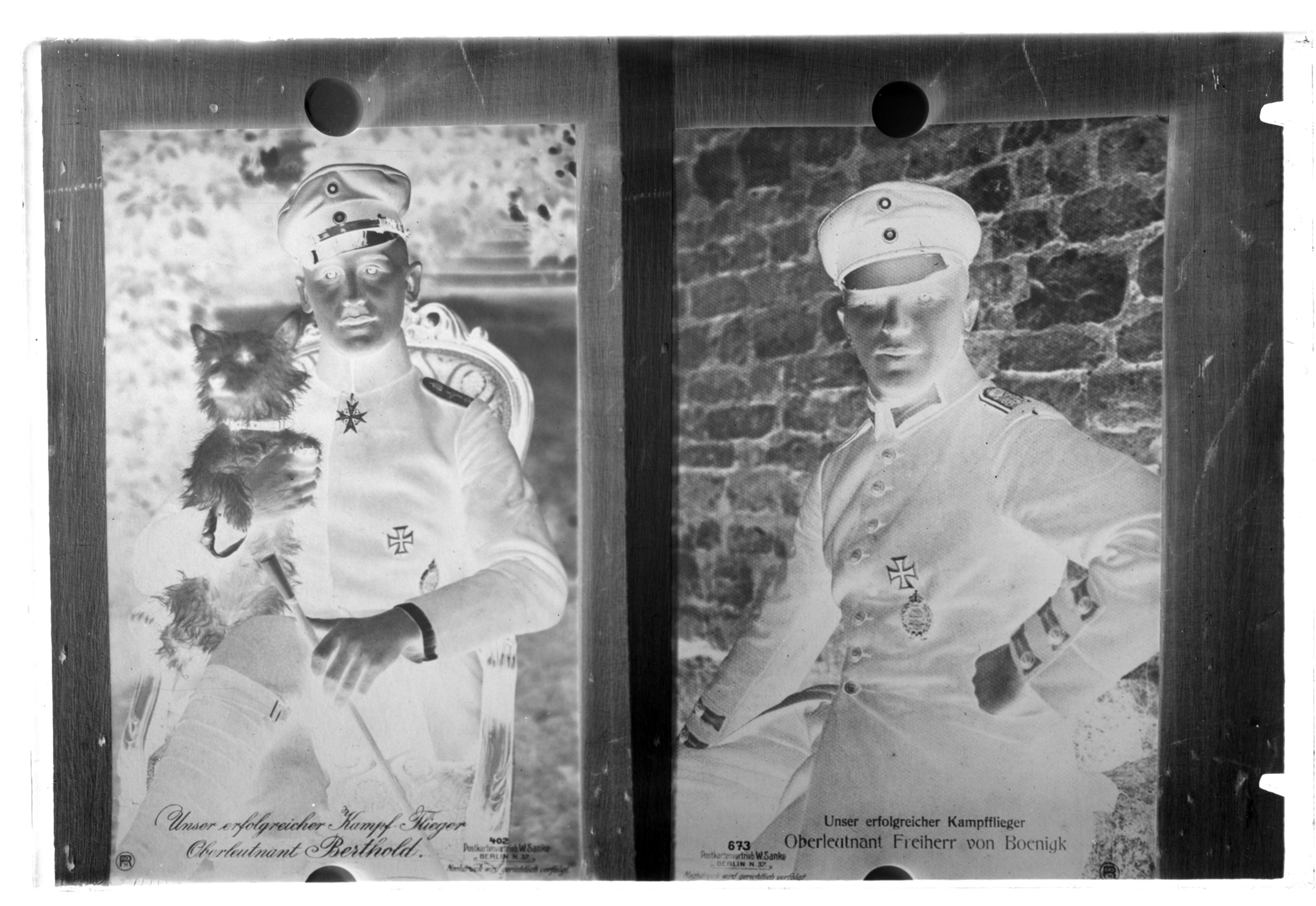 [Sanke postcards of Rudolf Berthold and Oskar Freiherr von Boenigk ...