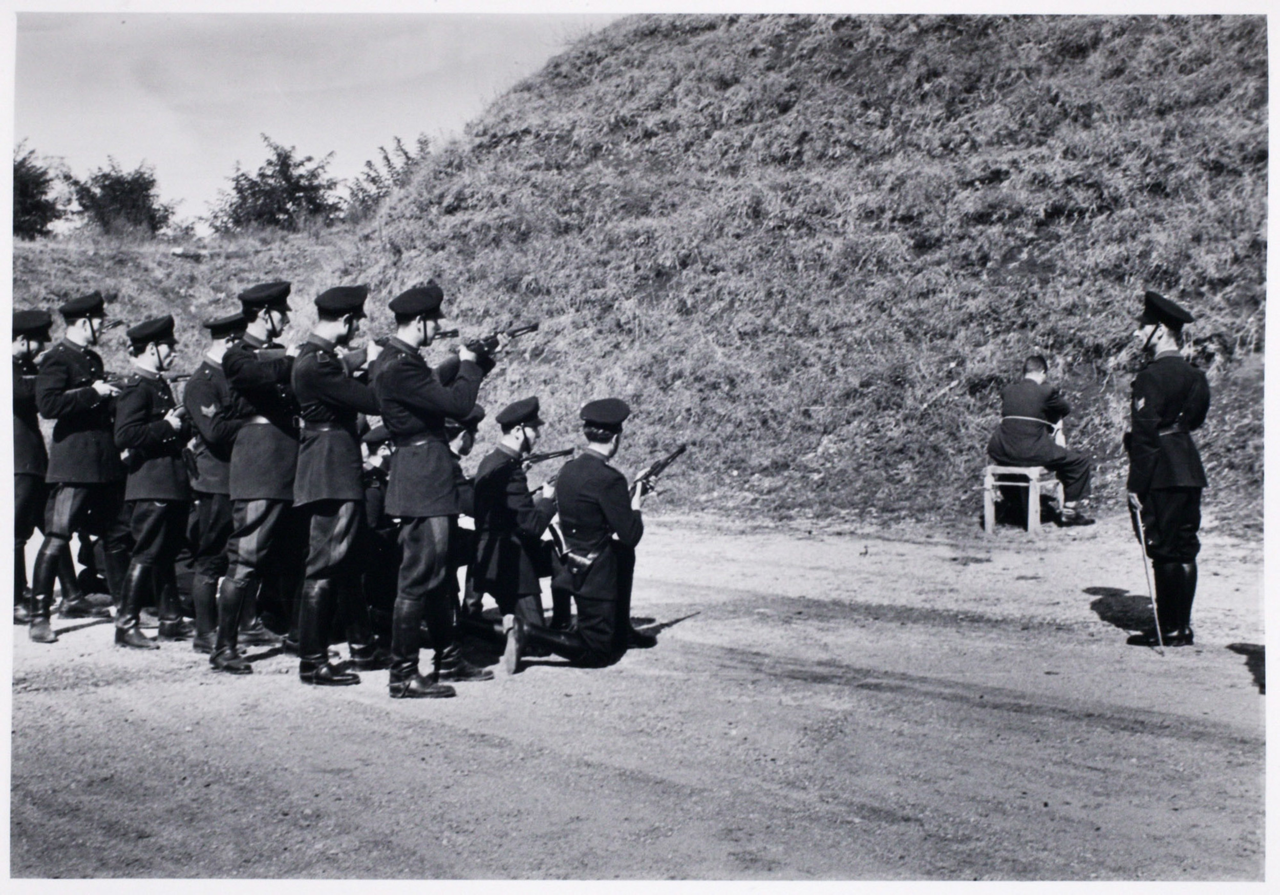 Execution of Pietro Caruso, Fascist Police Chief of Rome ...