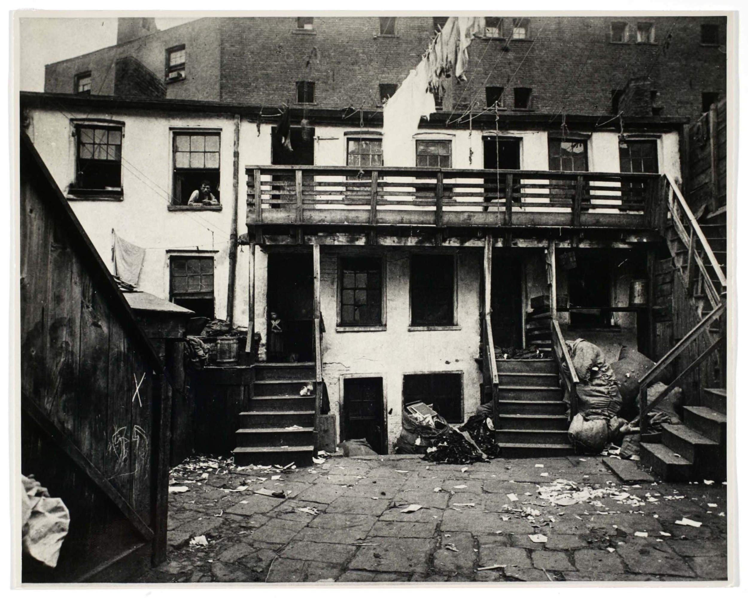 Bottle Alley, Mulberry Bend. Headquarters of the Whyo Gang ...