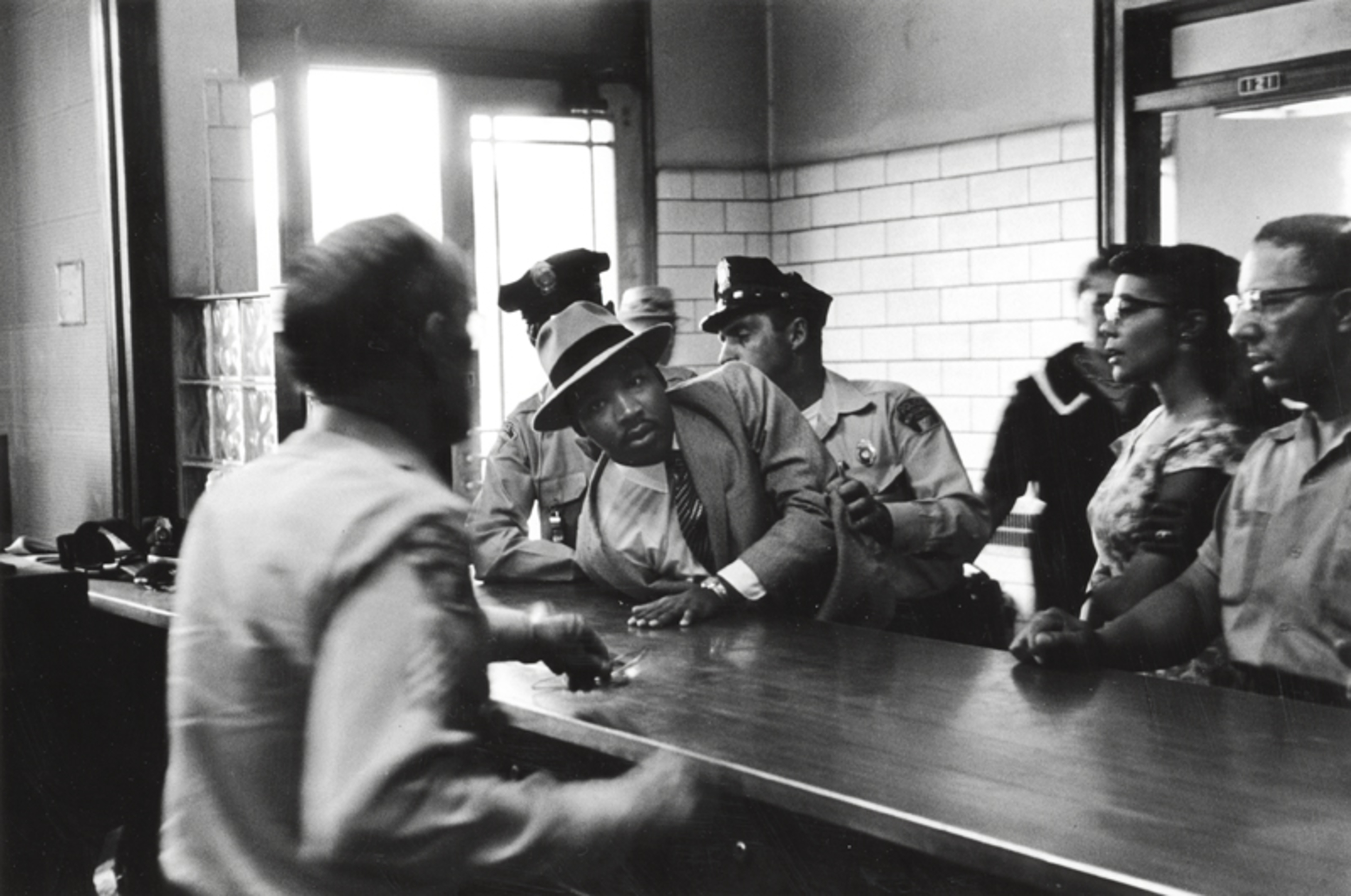 Dr. Martin Luther King, Jr. is arrested for loitering outside a ...