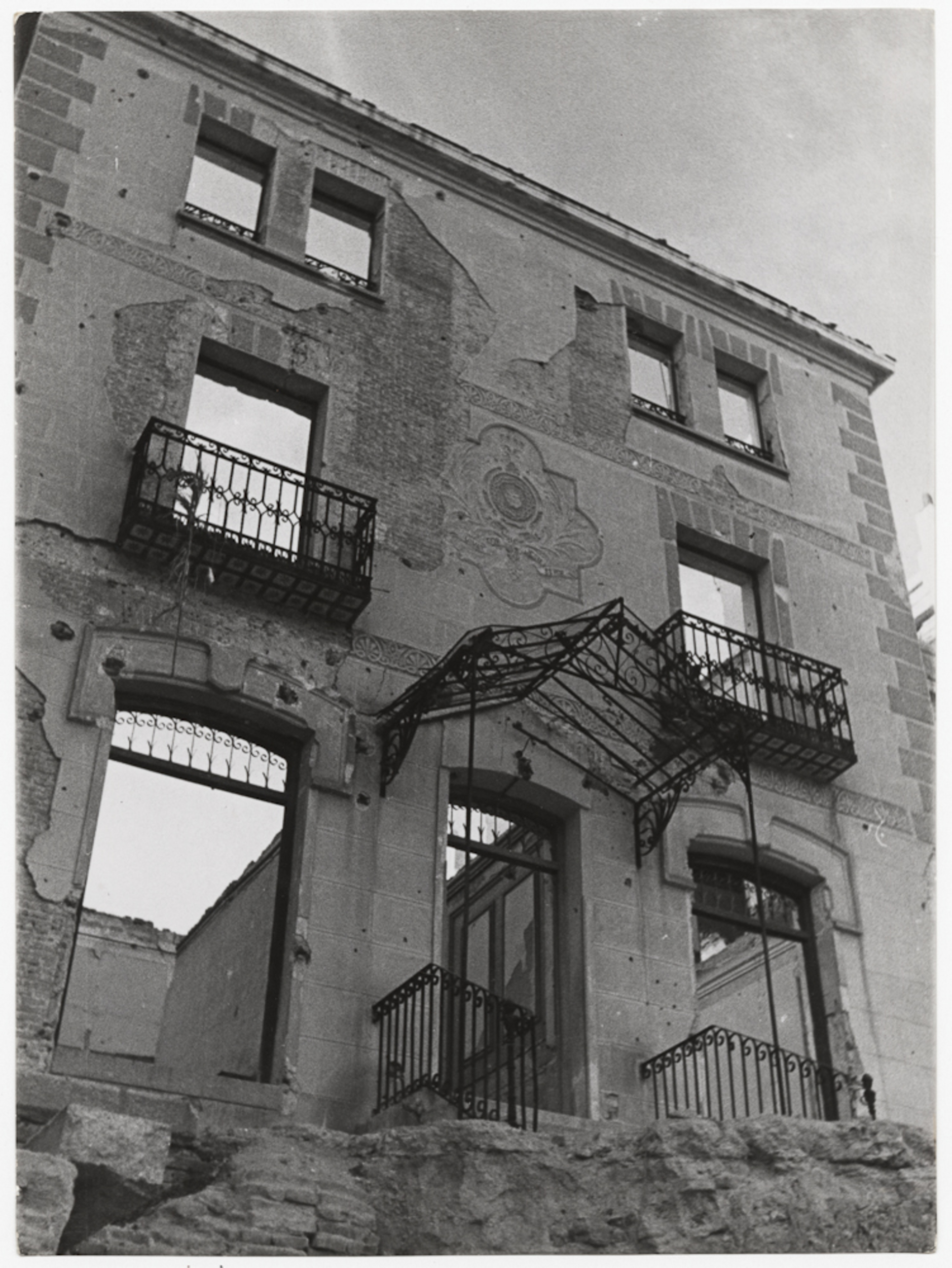 [A destroyed convent near University City, Madrid] | International ...