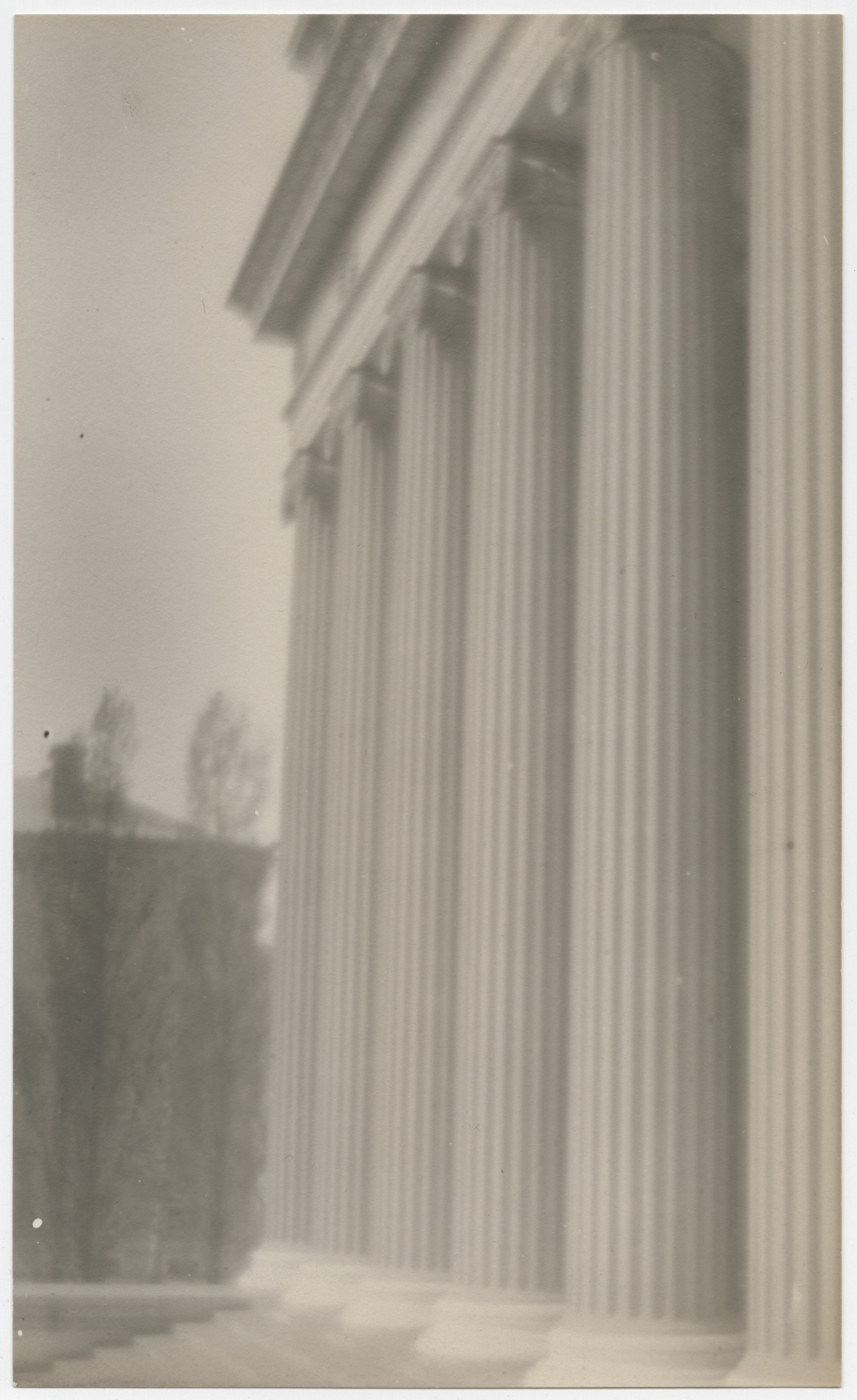 [Architectural facade with Ionic columns] | International Center of ...