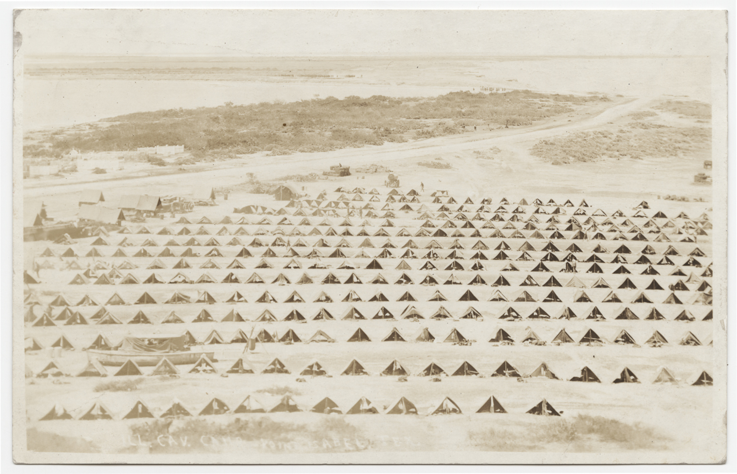 [Cavalry camp, Texas] | International Center of Photography