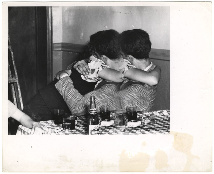 Couple kissing (distortion) | 1International Center of Photography