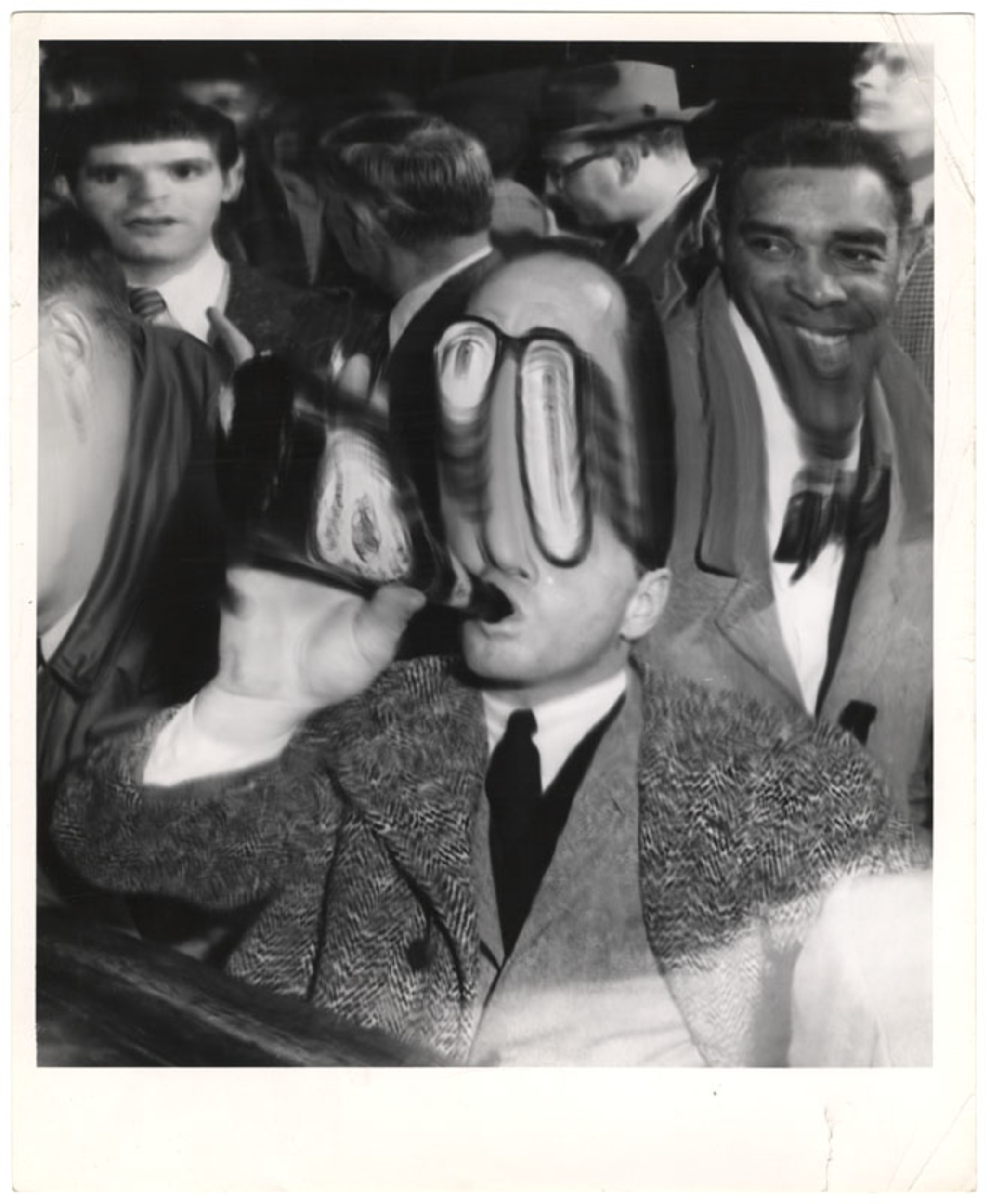 At San Remo's (distortion) | International Center of Photography