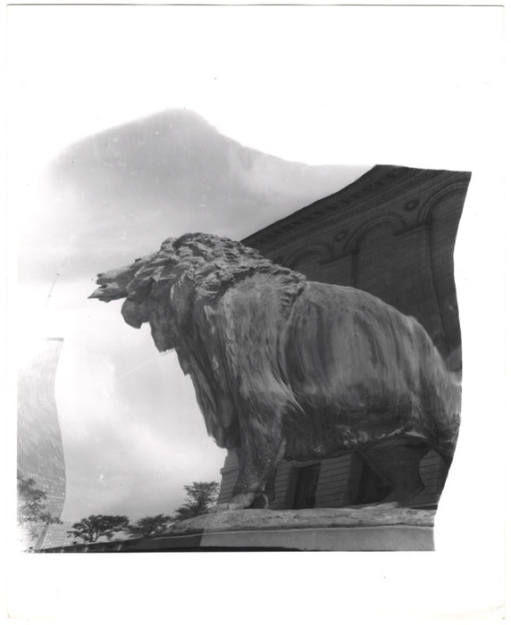 Lion Statue (distortion) | 1International Center of Photography
