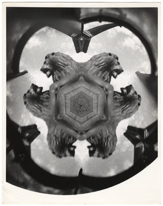 Lion Statue (distortion) | International Center of Photography