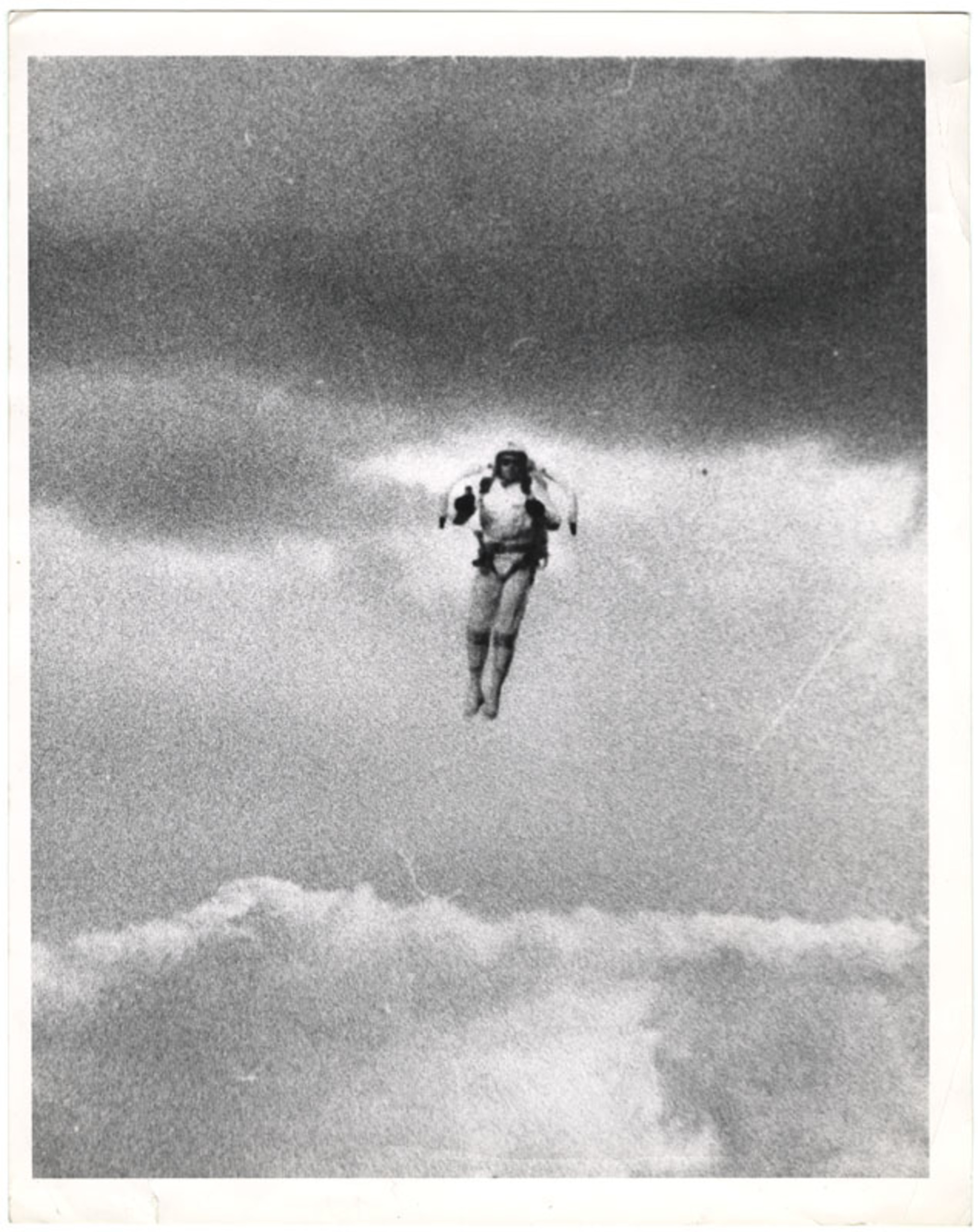 Jet Man Flying (distortion) | International Center of Photography