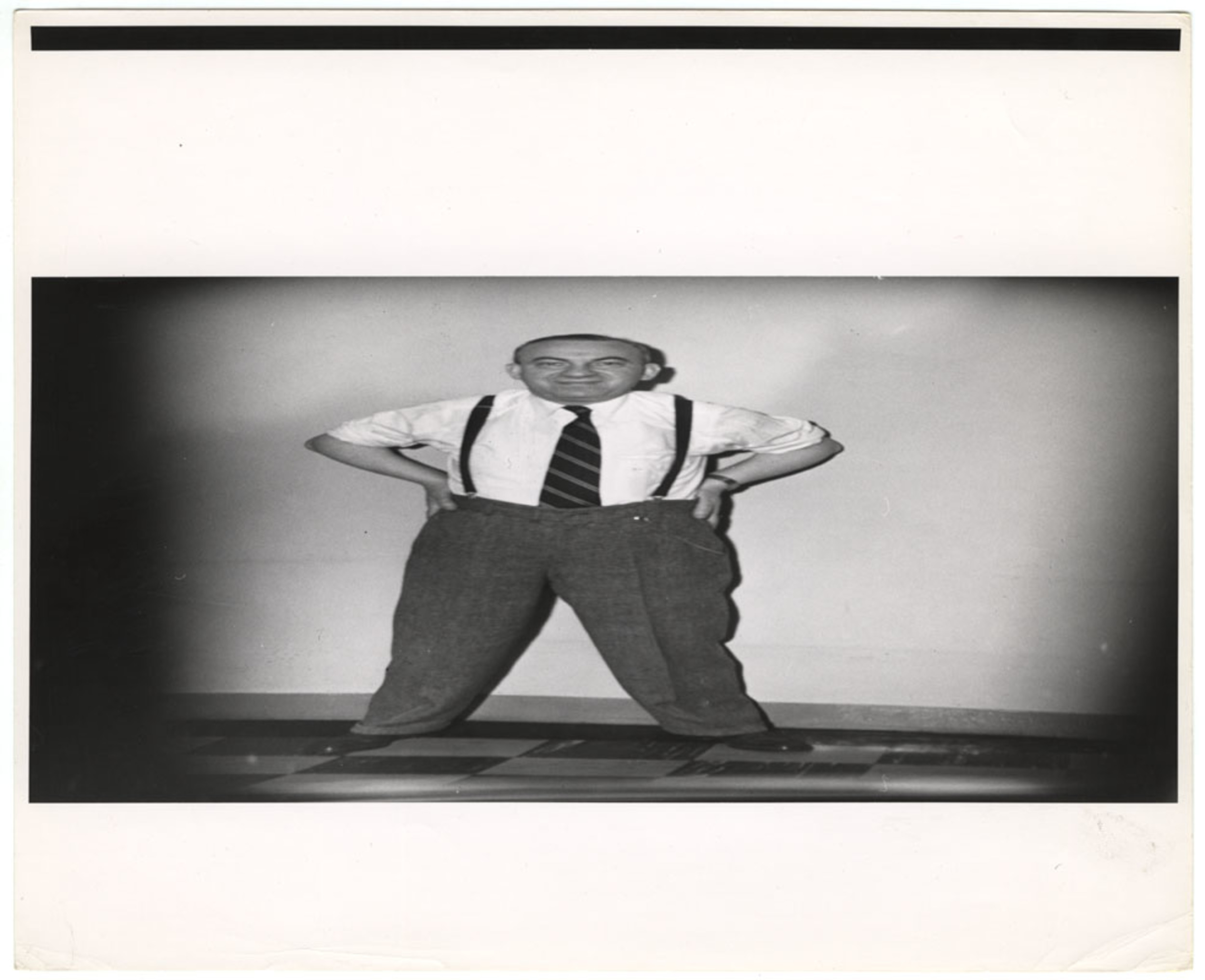 Flattened man (distortion) | International Center of Photography