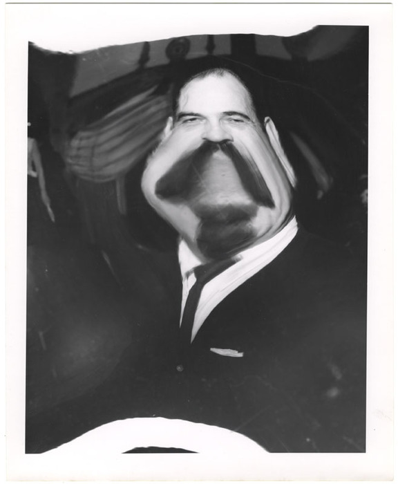 Portrait of an artist (distortion) | International Center of Photography