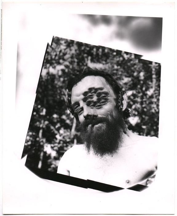 Multi-eyed man with beard (distortion) | 1International Center of ...