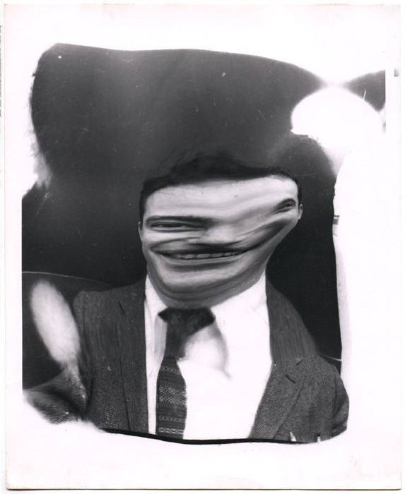 Portrait of a man, laughing (distortion) | International Center of ...