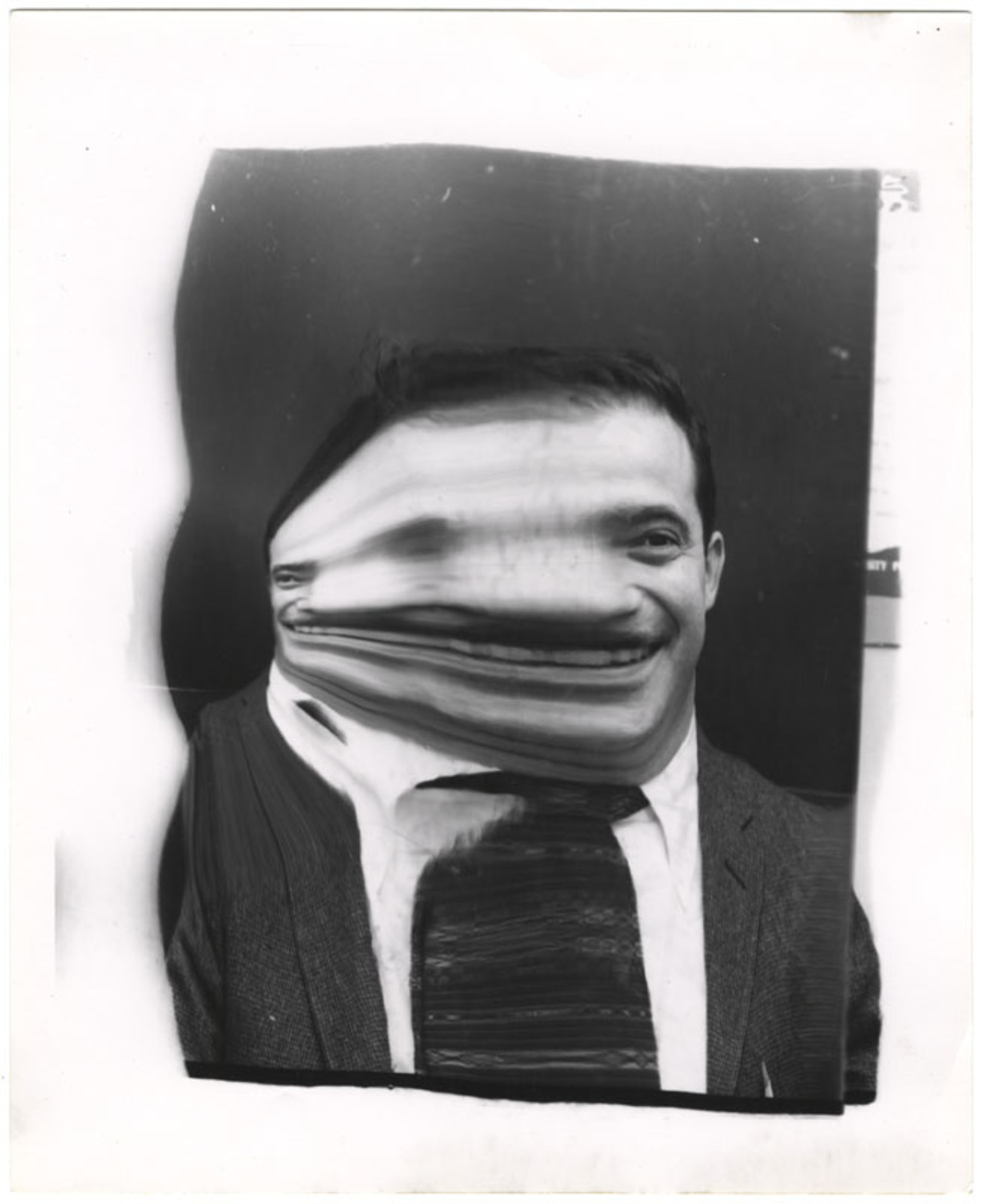 Portrait of a man, laughing (distortion) | International Center of ...