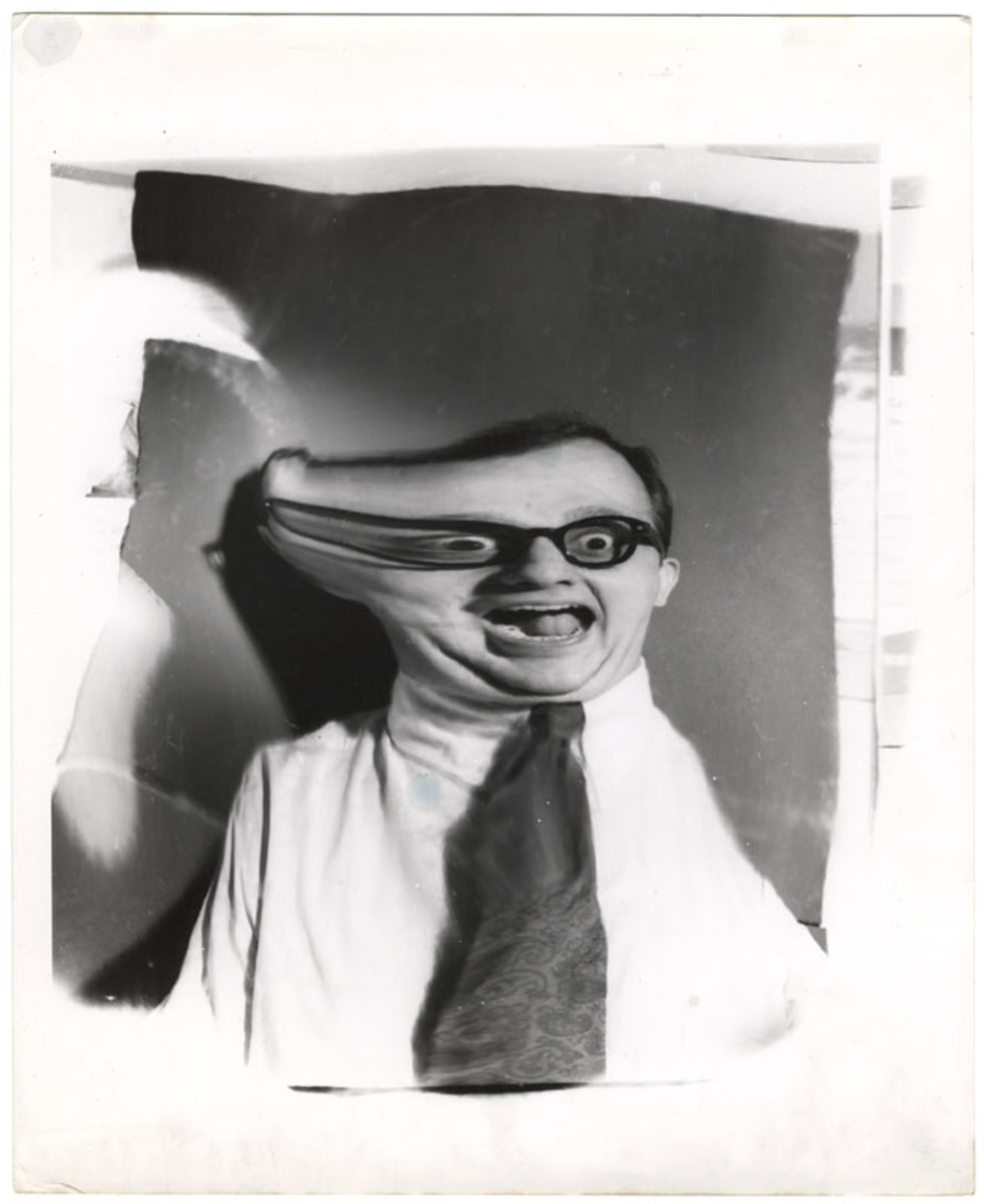 Portrait of a man (distortion) | International Center of Photography