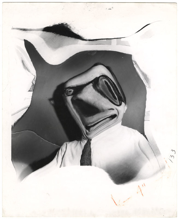 Portrait of a man (distortion) | International Center of Photography