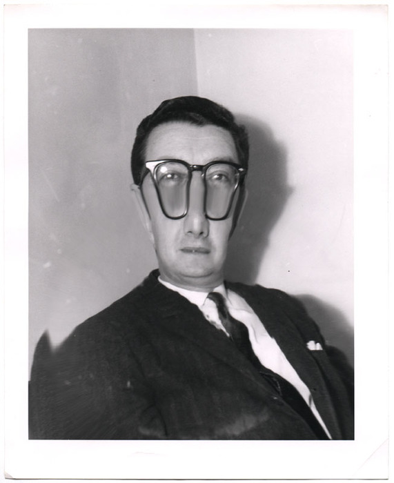 Portrait of a man (distortion) | International Center of Photography