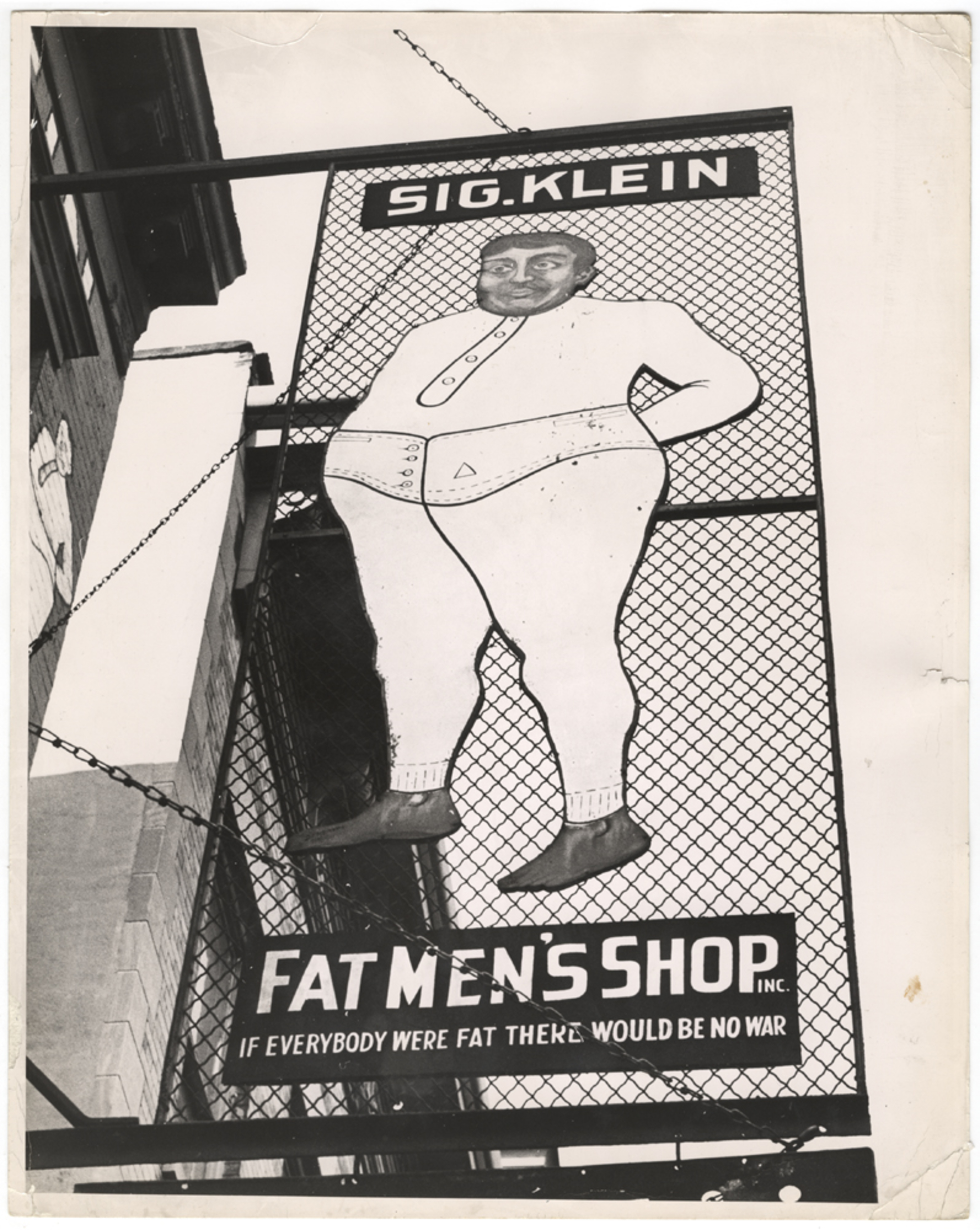 [Fat Men's Shop, New York] | International Center of Photography