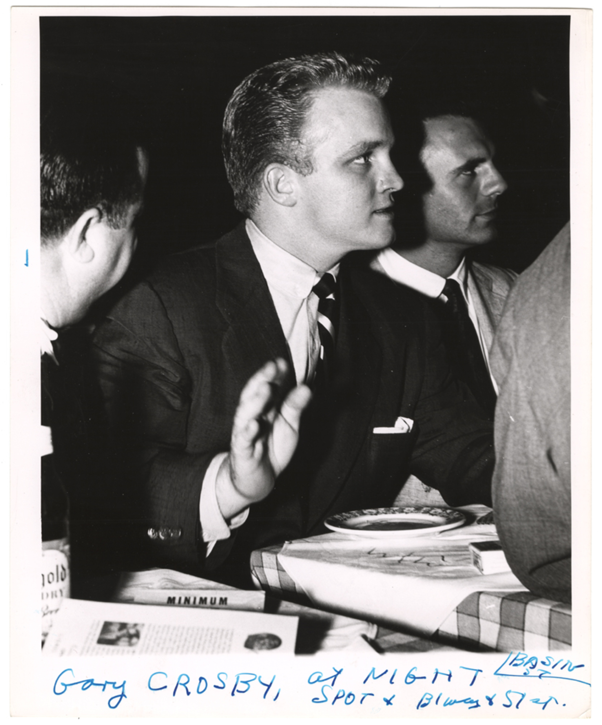 Gary Crosby at Basin Street Night Club | International Center of ...