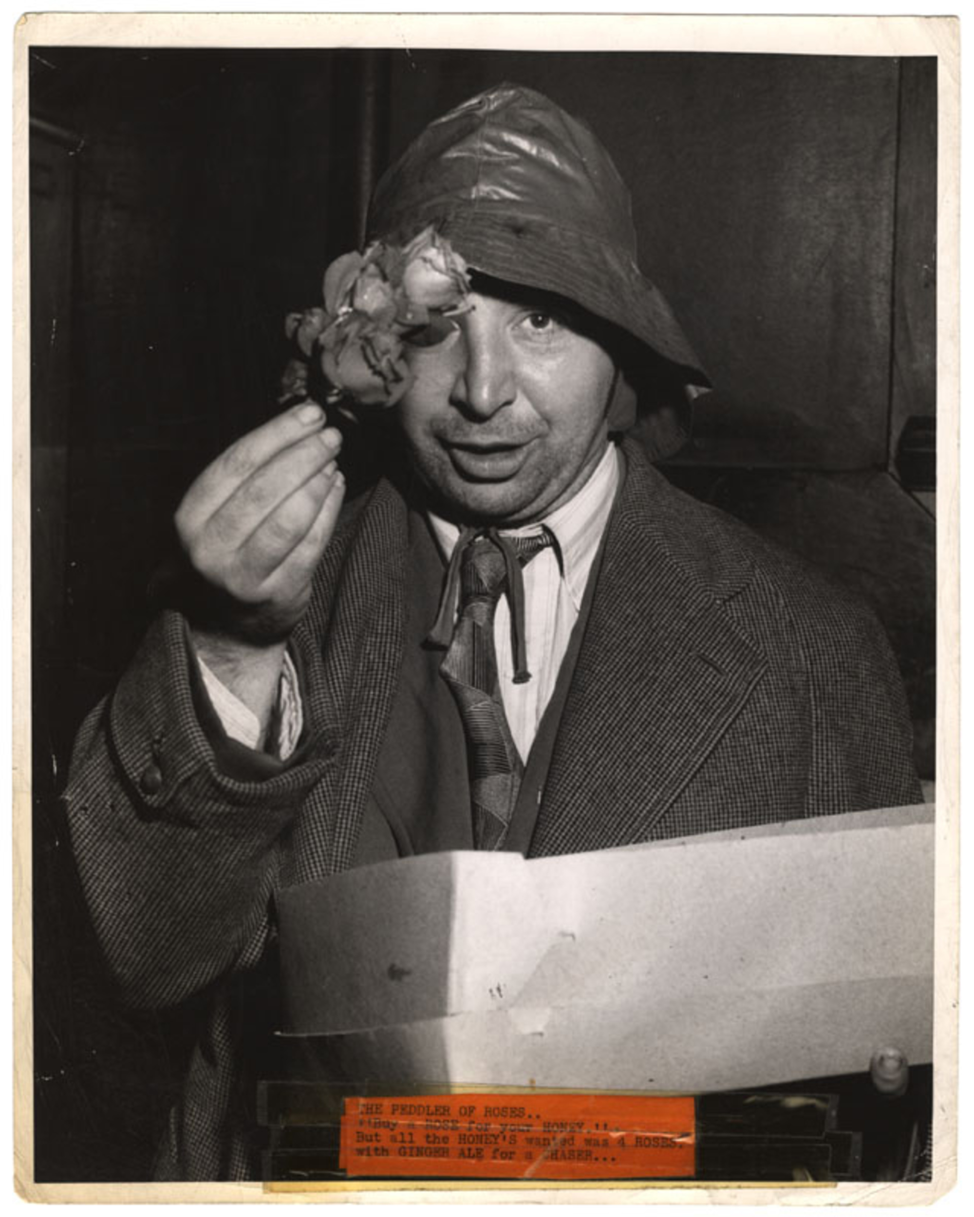 The Peddler of Roses. "Buy a Rose for your Honey." But all the Honey's ...