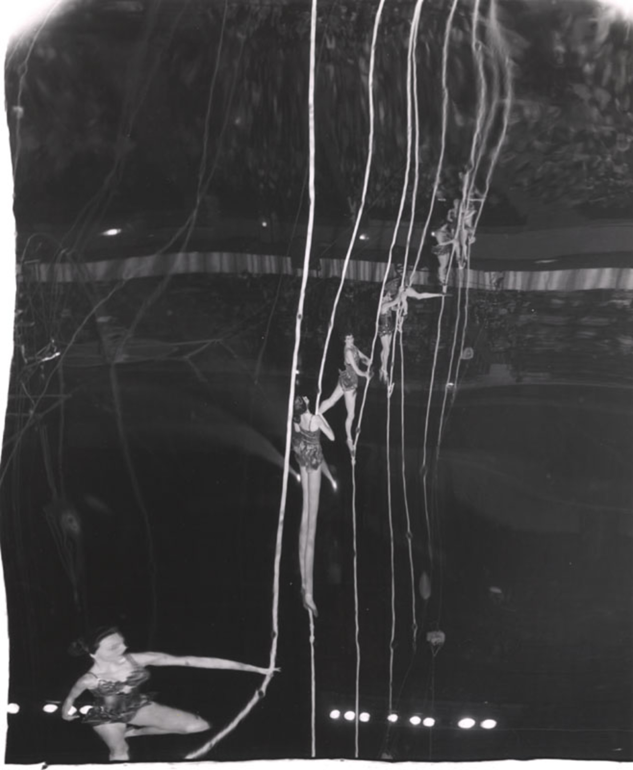 Acrobats on ropes | International Center of Photography