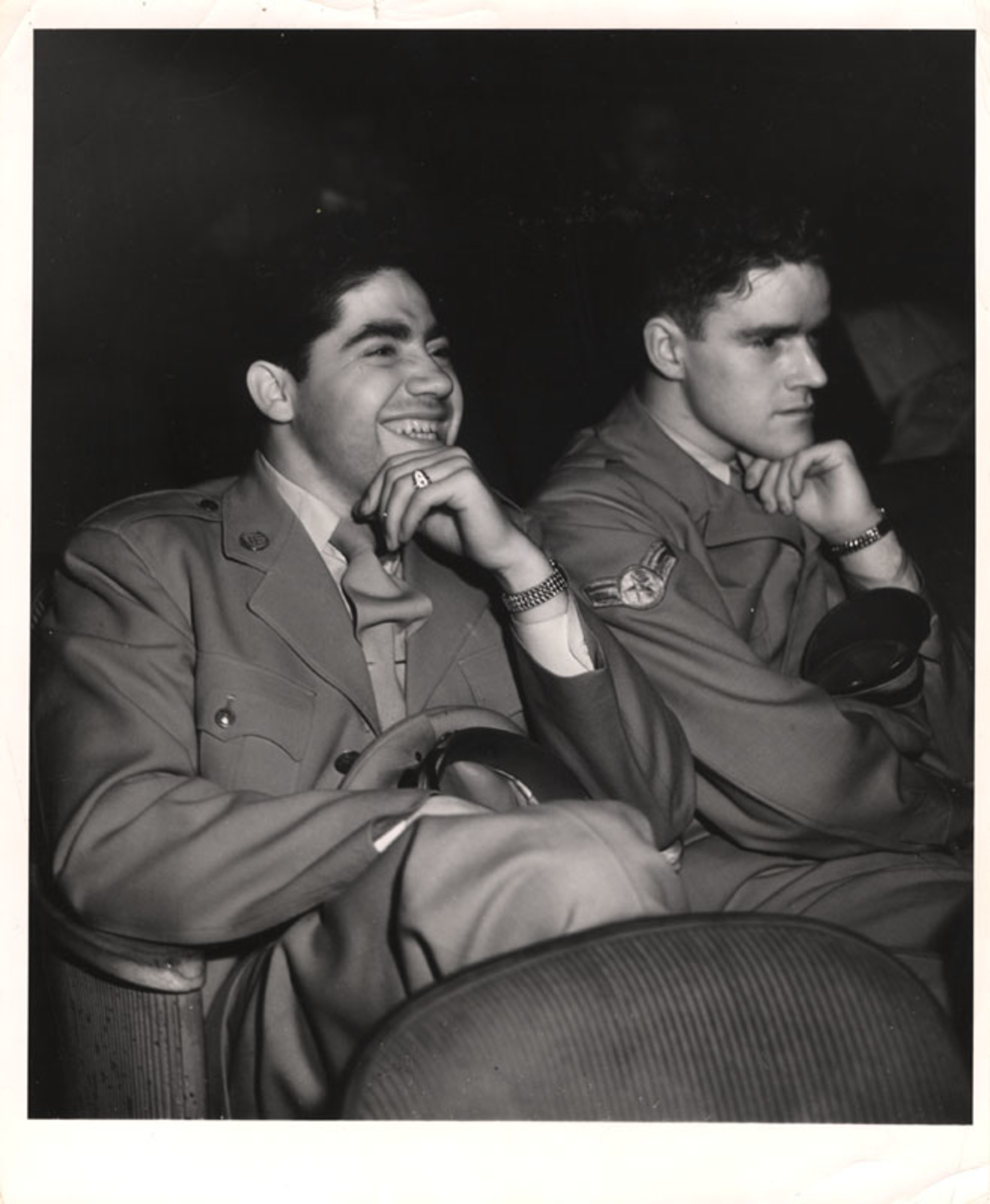 Two GI's in Theater | International Center of Photography