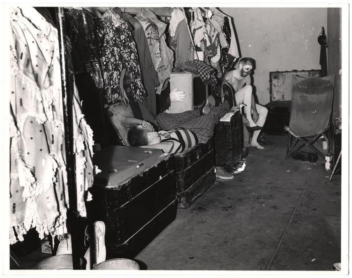 [Clowns in dressing room] | 1International Center of Photography