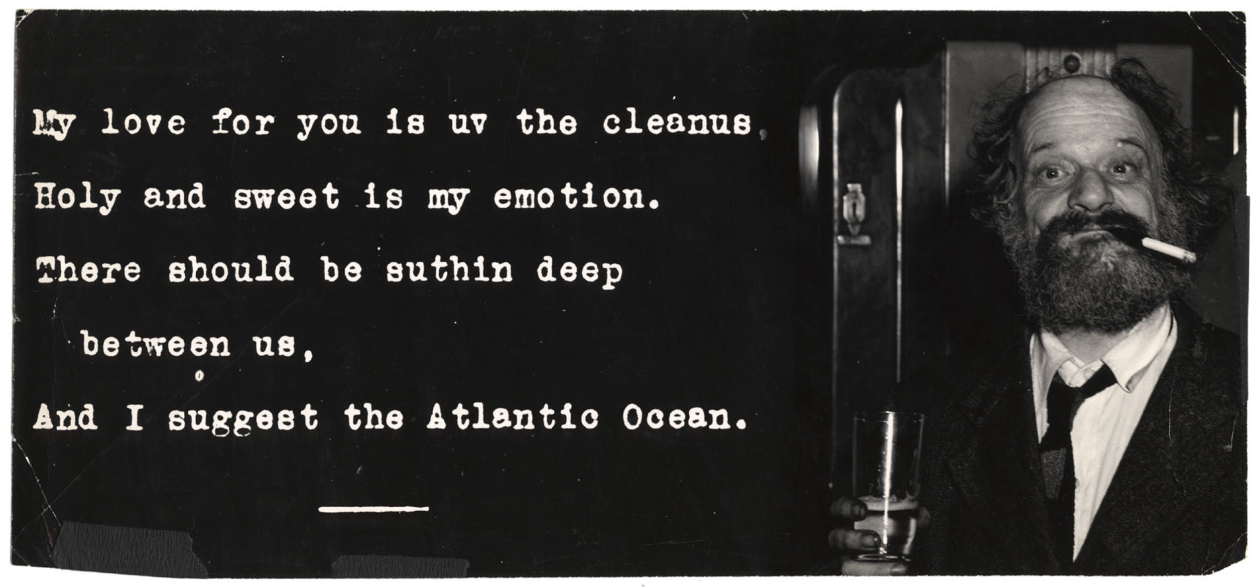 [Joe Gould and poem] | International Center of Photography