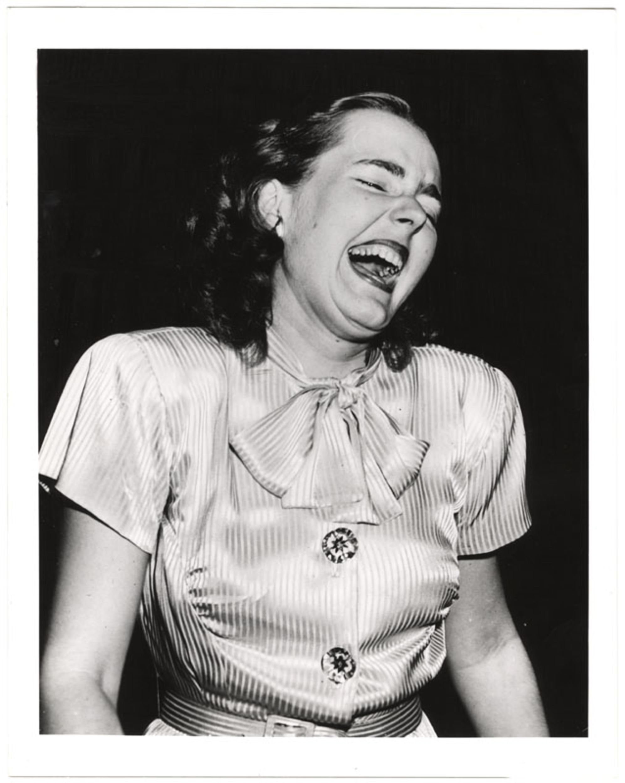 [Woman laughing] | International Center of Photography