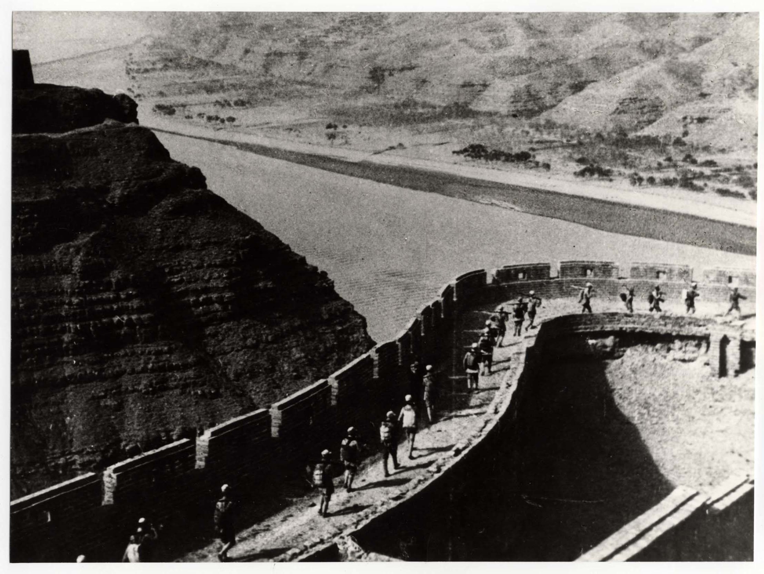 Guarding at the Xia County near the Yellow River on the East of Shanxi ...