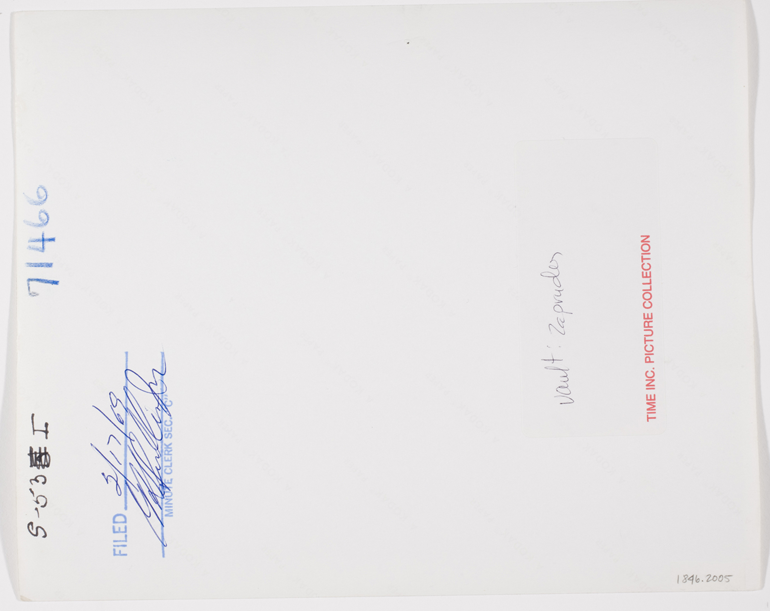 [Frame 313 of 8mm home movie of assassination of John F. Kennedy ...