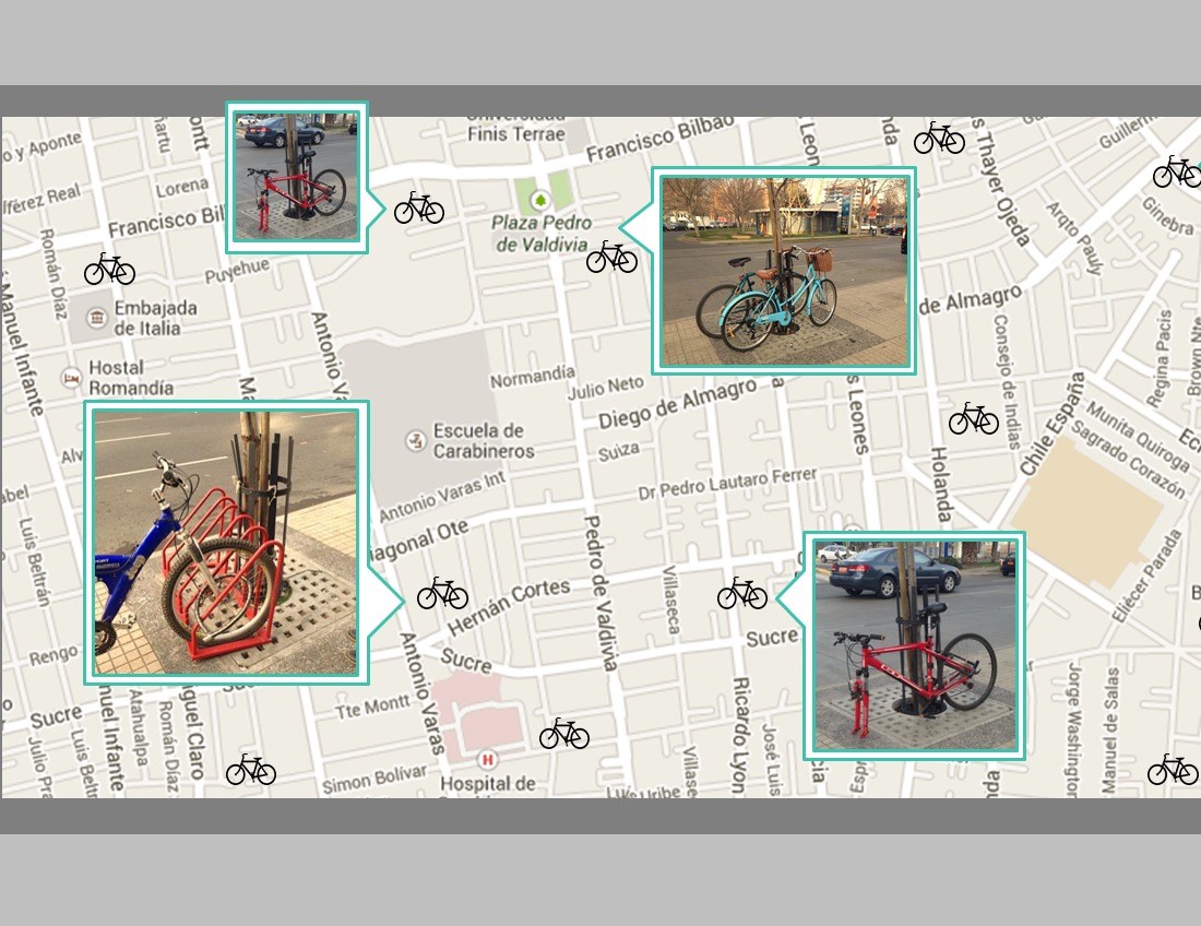 Mapa virtual para bicicletas - Ideame