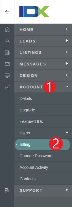 Update Your Billing – IDX Broker