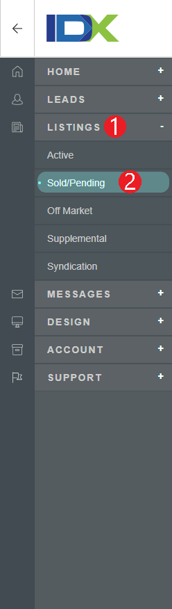 Sold and Pending Listings – IDX Broker