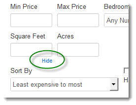 Customize Basic Search Fields - IDX Broker Developer