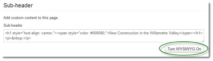 Saved Link - Preferences – IDX Broker