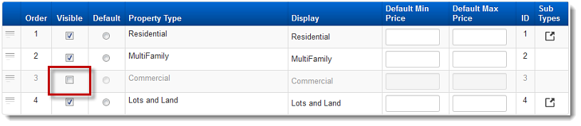 Hide Property Types or Status - IDX Broker Developer