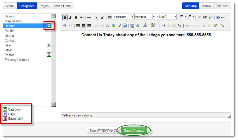 Subheaders – IDX Broker