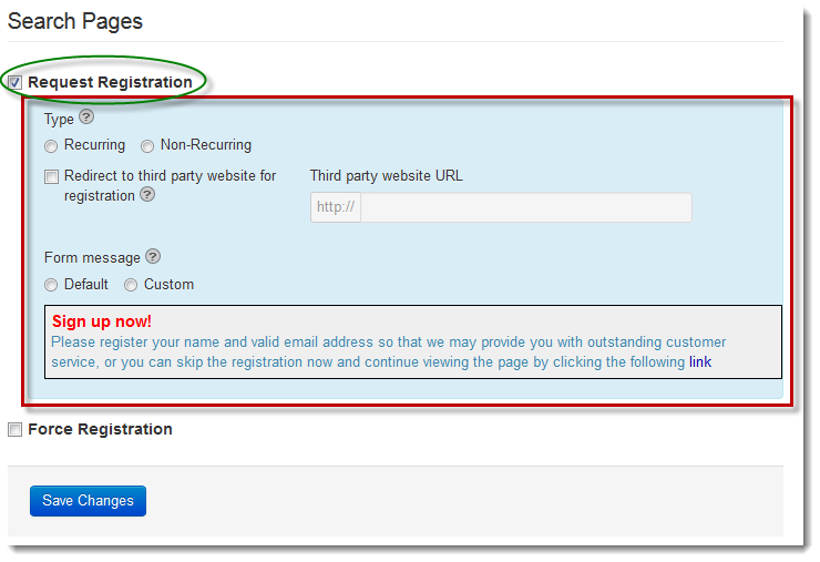 Request or Force Registration – IDX Broker