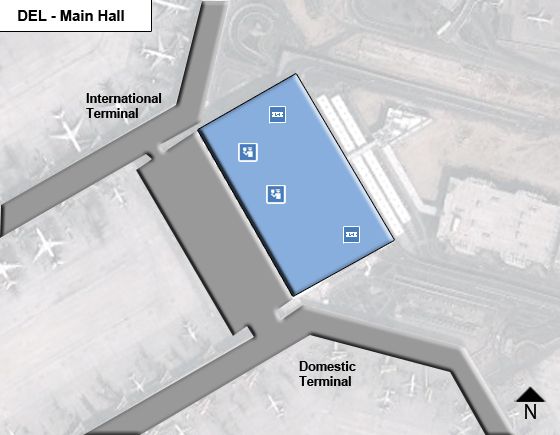 New Delhi DEL Airport Restaurants & Stores