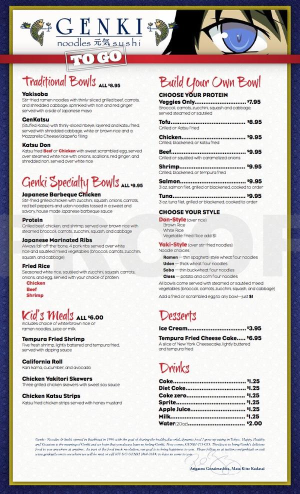 Atlanta, GA: Genki Noodles and Sushi Launches Food Truck - Mobile Food News