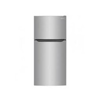 Frigidaire 18 C/F Refrigerator with Top Freezer Glass Shelves, No Ice ...