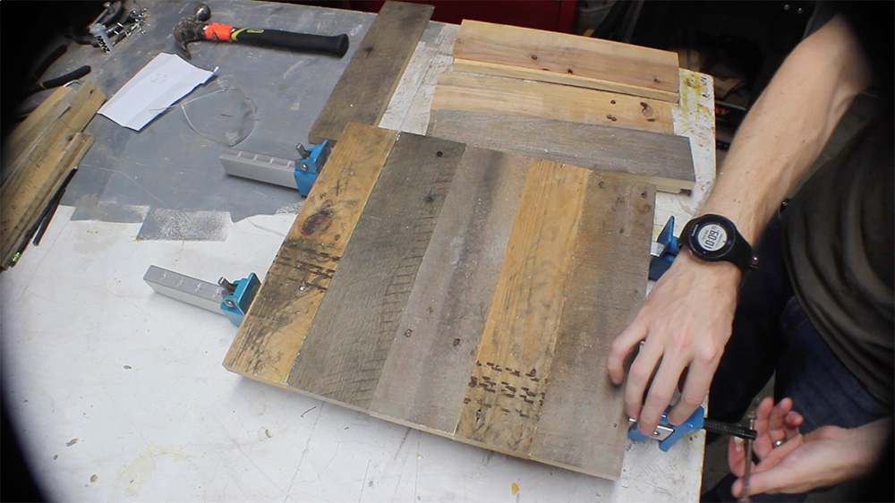 How to make an LED sign with reclaimed wood