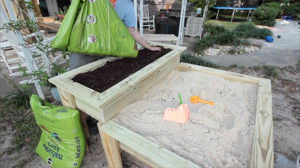 How to make a sandbox/planter combo - I Like To Make Stuff