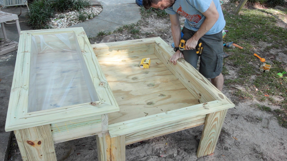 How to make a sandbox/planter combo - I Like To Make Stuff