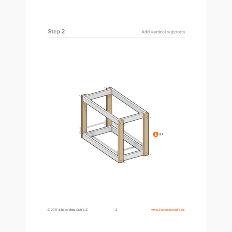 Modular Work Tables - Digital Plans - I Like To Make Stuff