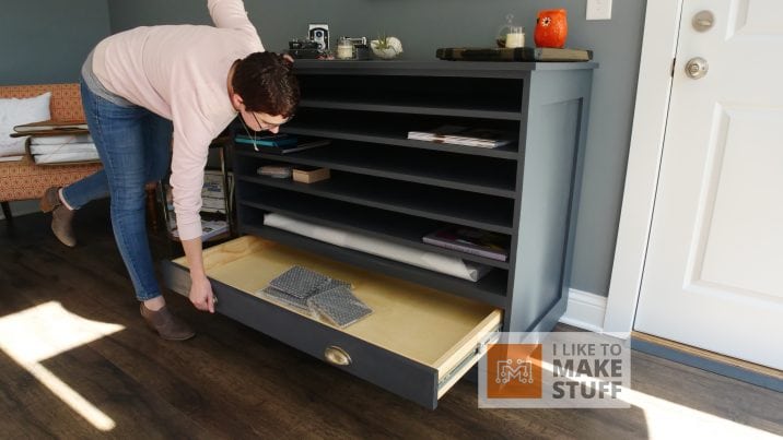 How to Make a Map Cabinet - I Like To Make Stuff