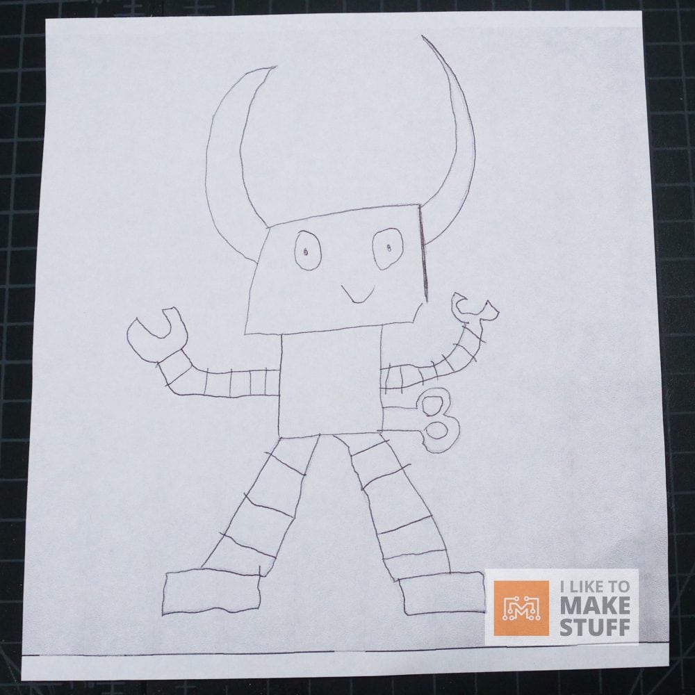 How to Turn a Kids Drawing into a 3d Printed Toy - I Like To Make Stuff