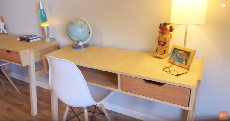 How to Make a Modern Writing Desk - I Like To Make Stuff