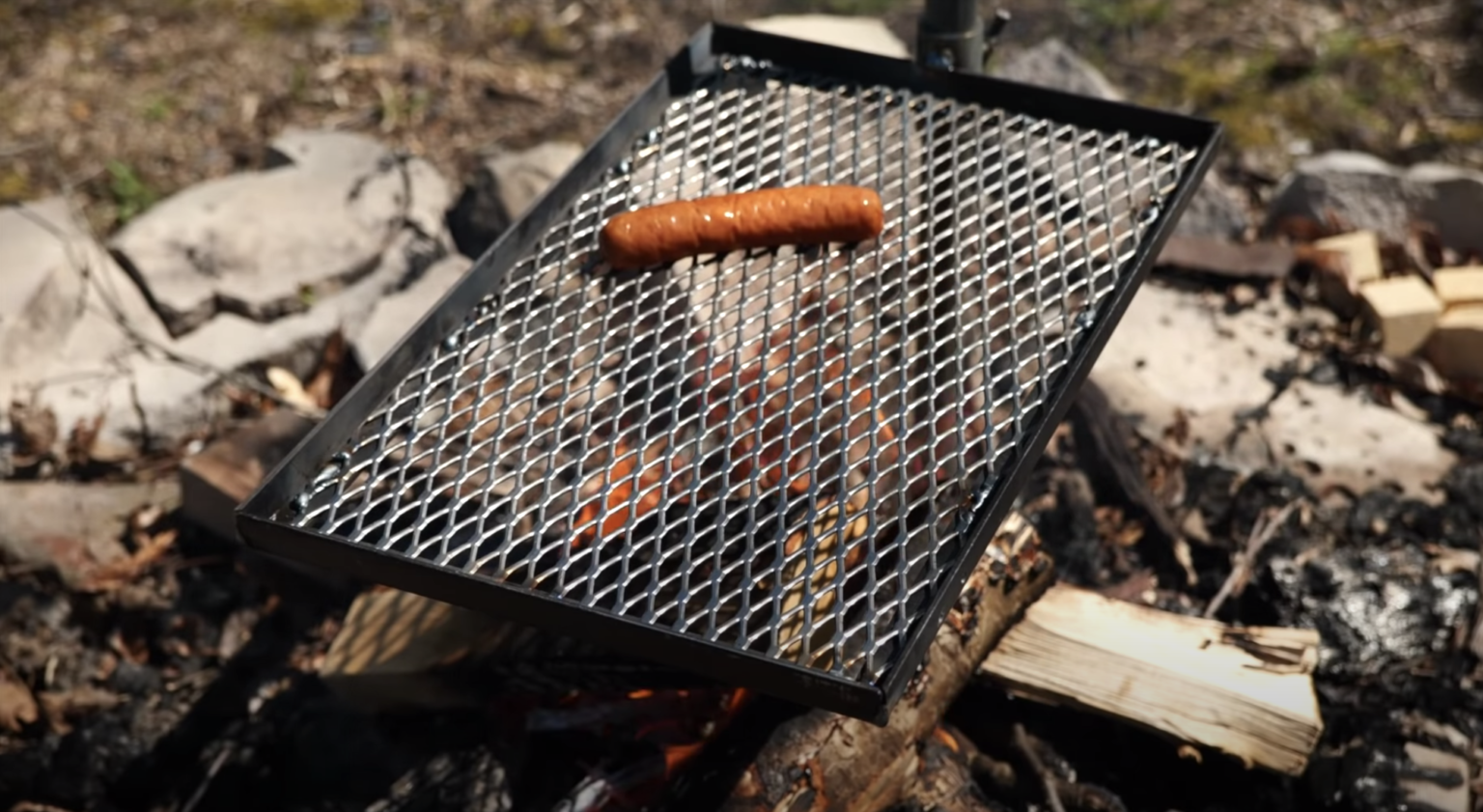 Making a Portable Fire Pit Grill - I Like To Make Stuff