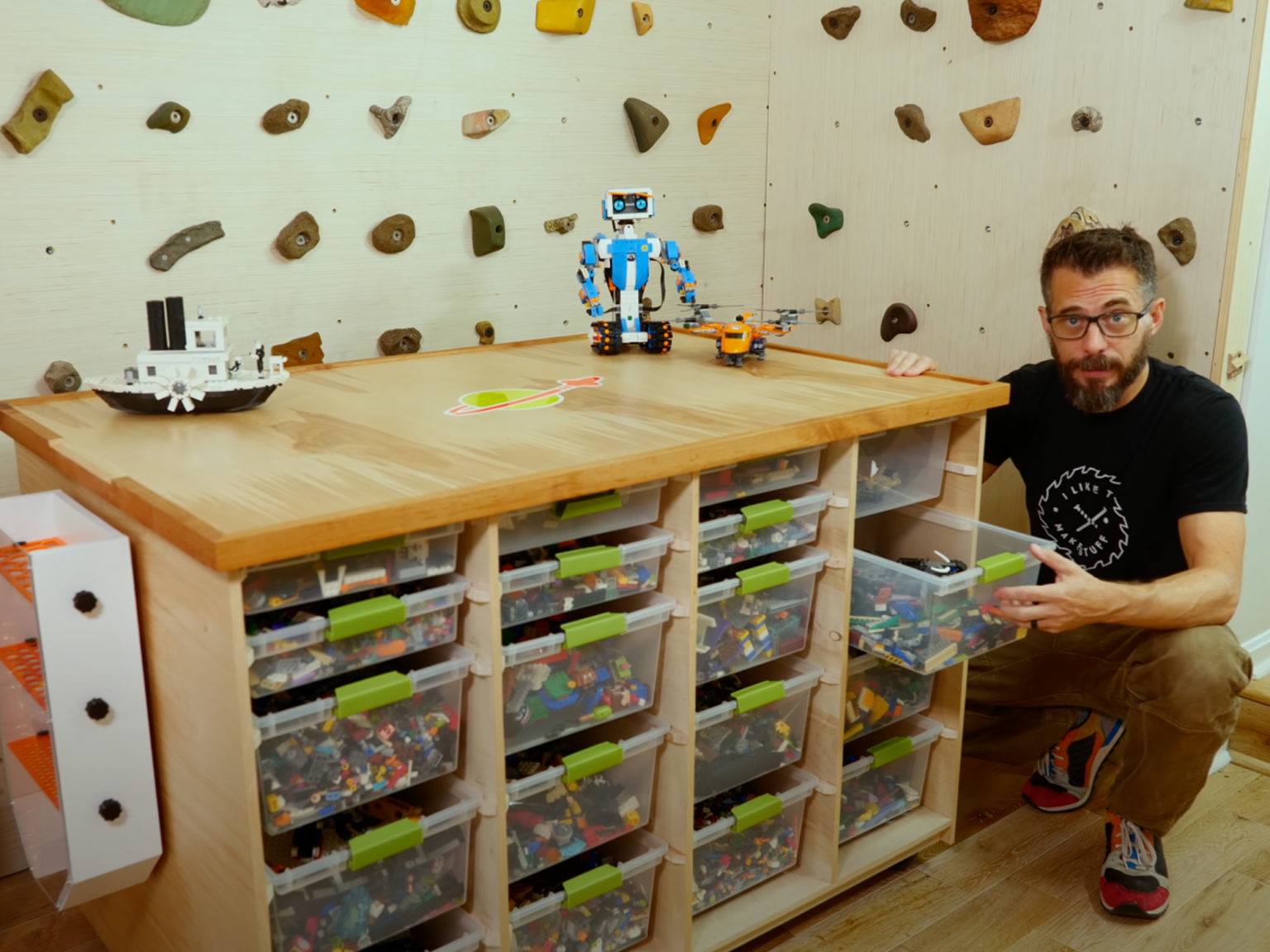 Lego Storage Table - I Like To Make Stuff